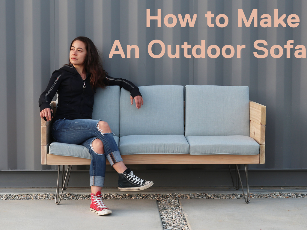 Build an Outdoor Sofa with 3 Power Tools – semi exact
