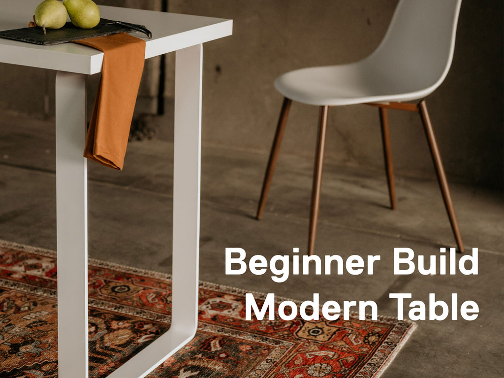 DIY IKEA Table with Custom U-Shape Legs – Semi Exact