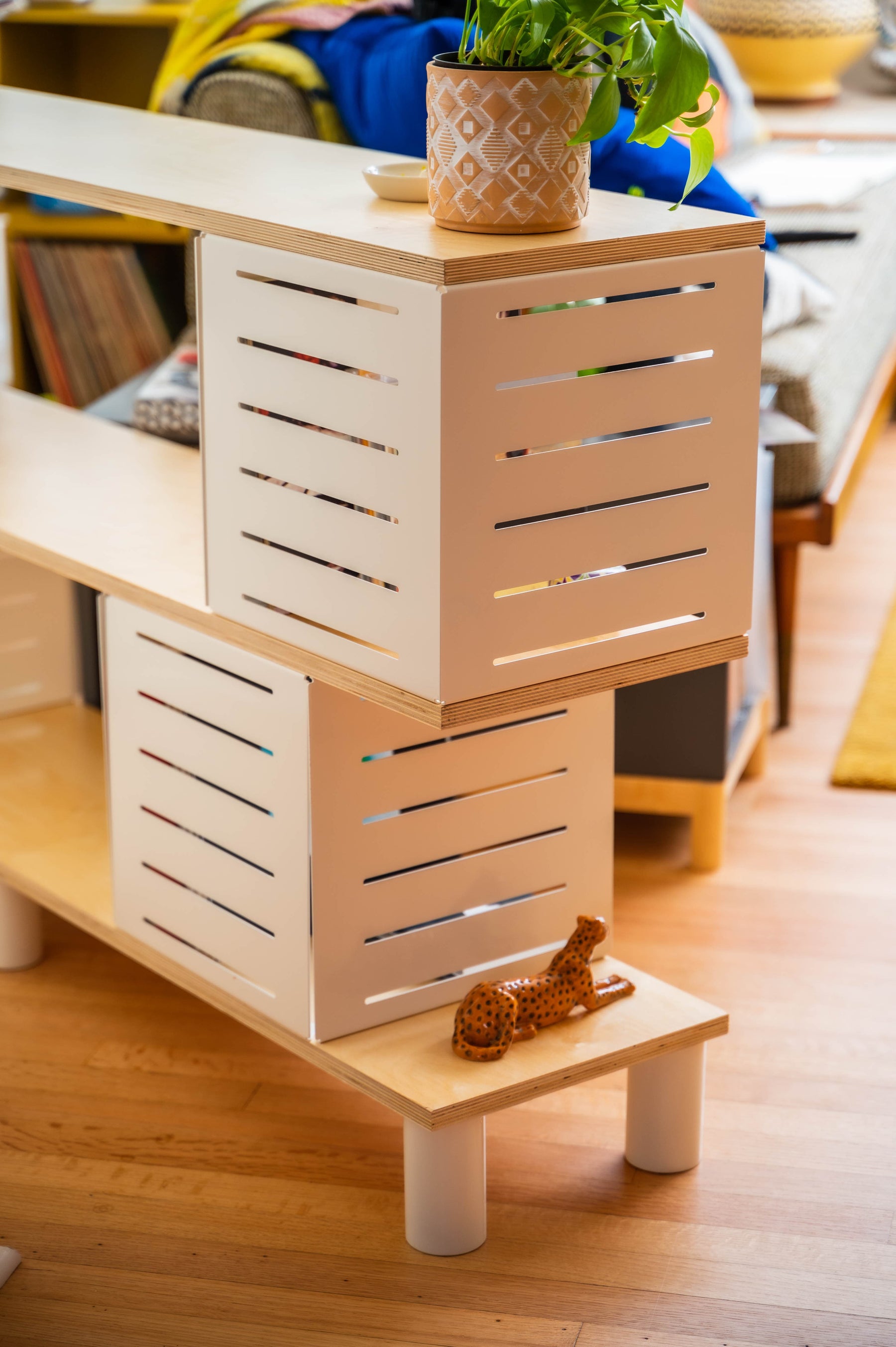 The Panel + Groove Shelving System – semi exact
