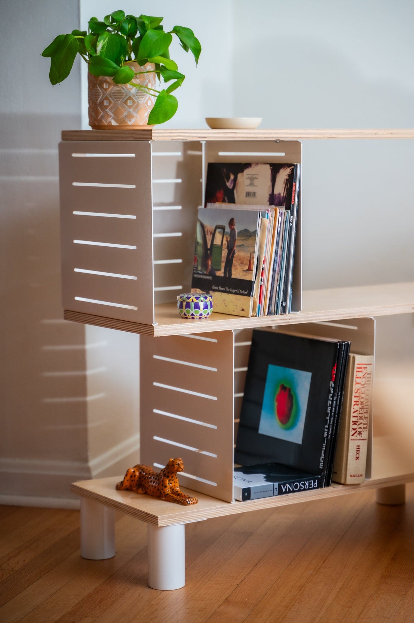 The Panel + Groove Shelving System – semi exact