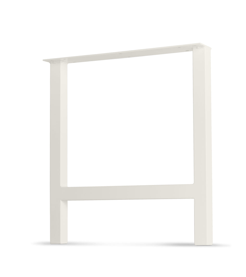 H-Frame Tube Steel Table & Bench Leg - 2" x 2" Tube Steel - Buttercrea ...
