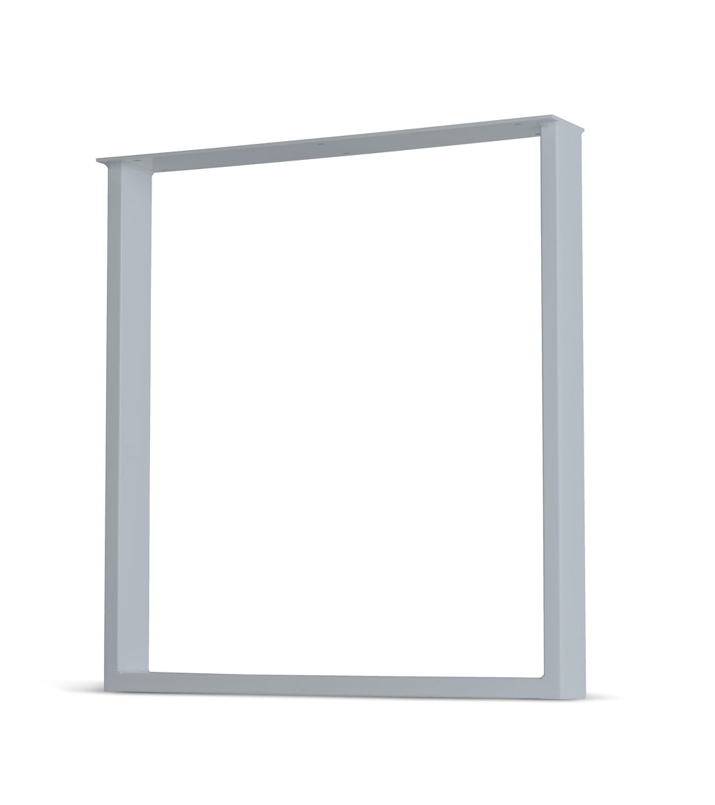 Square Table & Bench Leg - 3" x 1" Tube Steel - Moondust Grey – Semi Exact