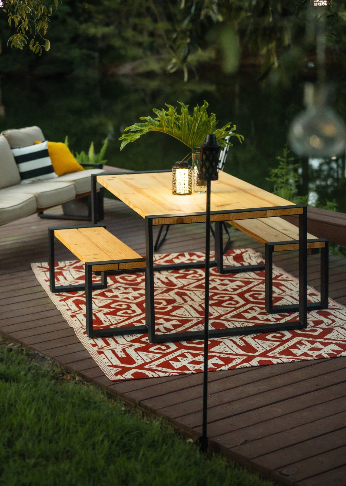 Tube Steel Table & Bench Legs - Semi Exact