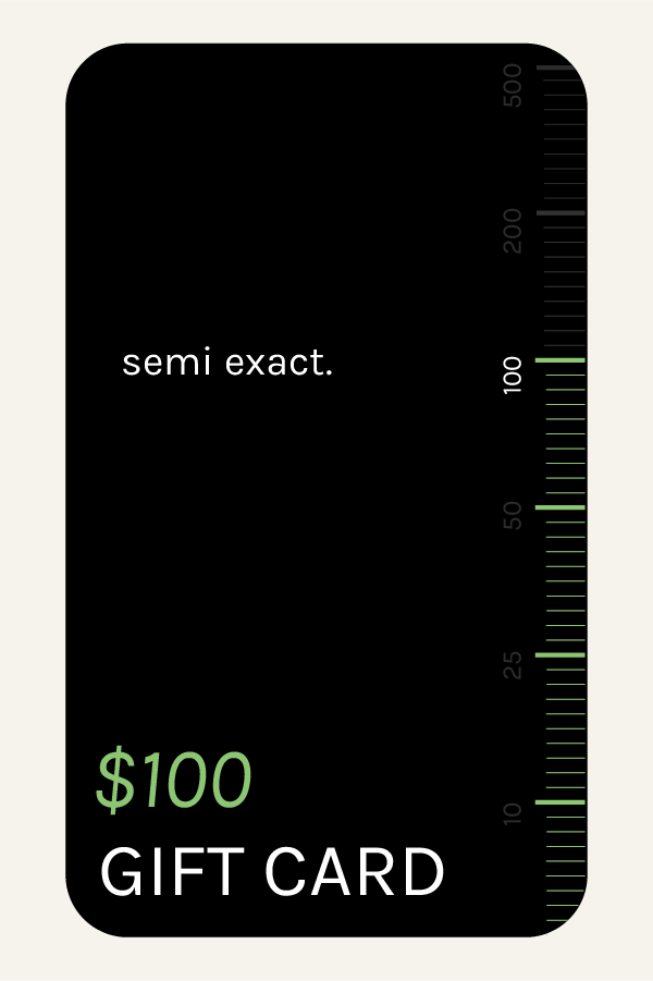 Semi Exact Digital Gift Card