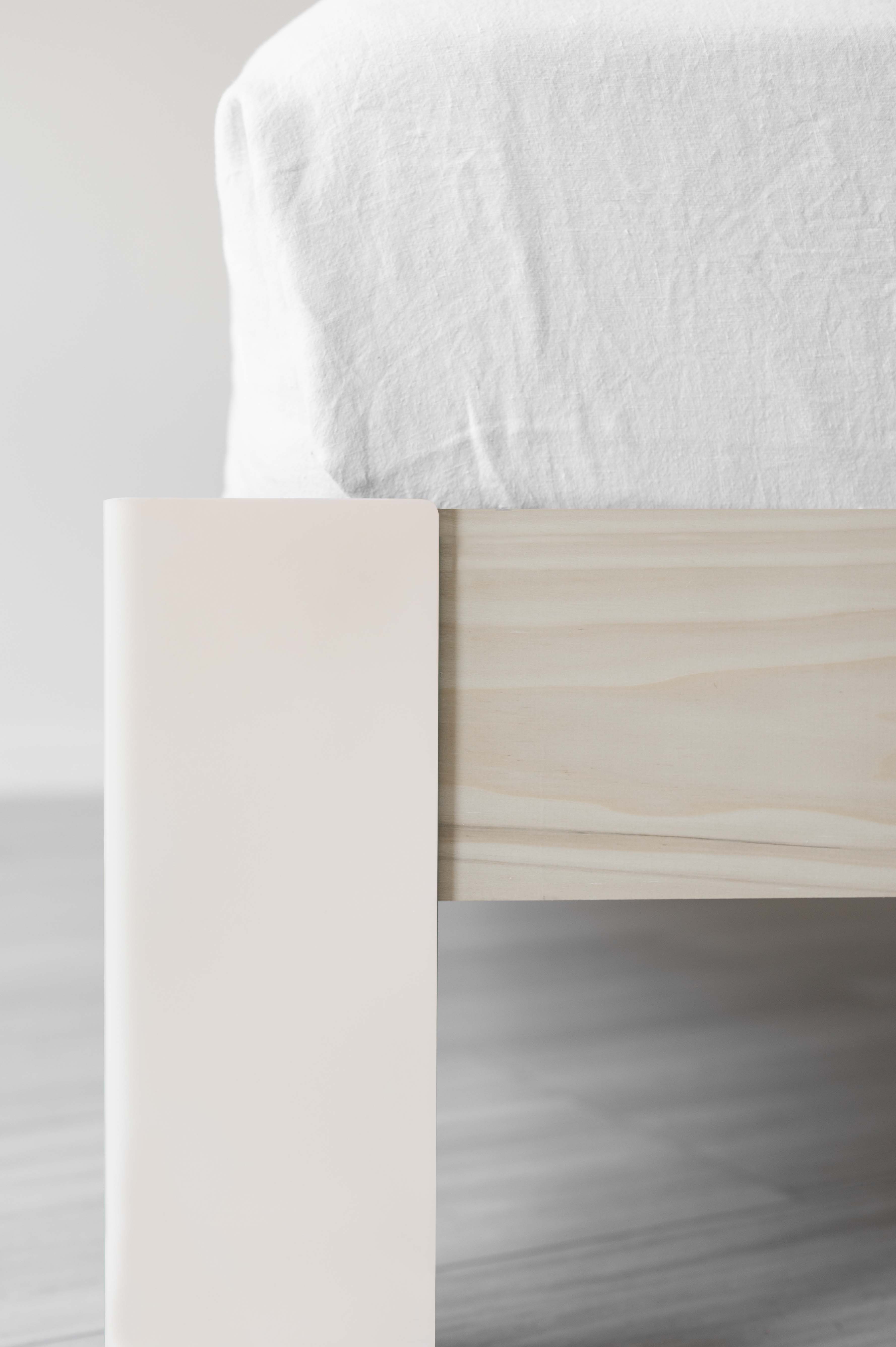 simple white bed frames